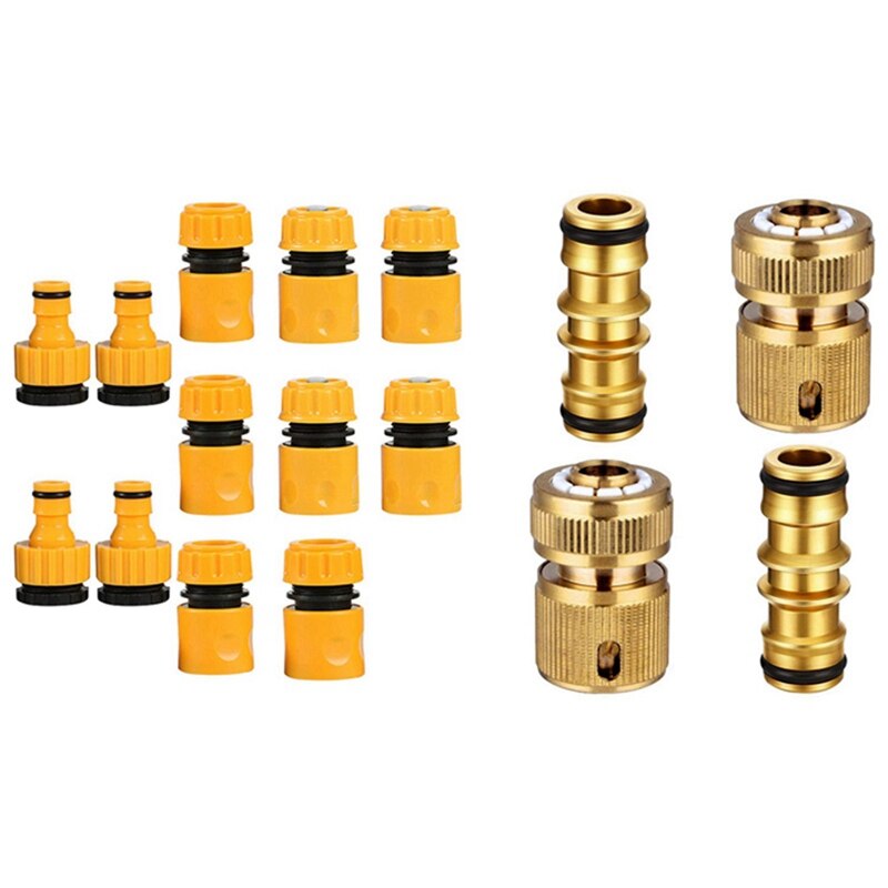 4 Pcs Garden Hose Quick Connector Male Hose End Co... – Vicedeal