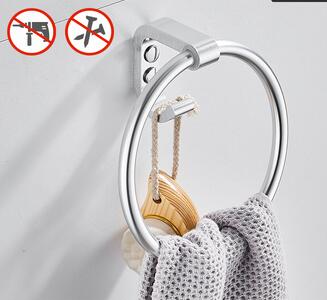 Toallero moderno sencillo con colgantes de aro Est... – Grandado