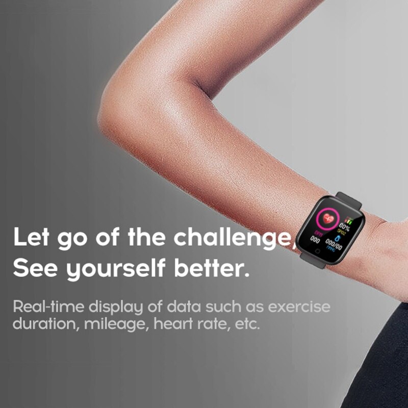 Y68 Smart Watch Women Men Sport Bluetooth Smart Ba... – Grandado