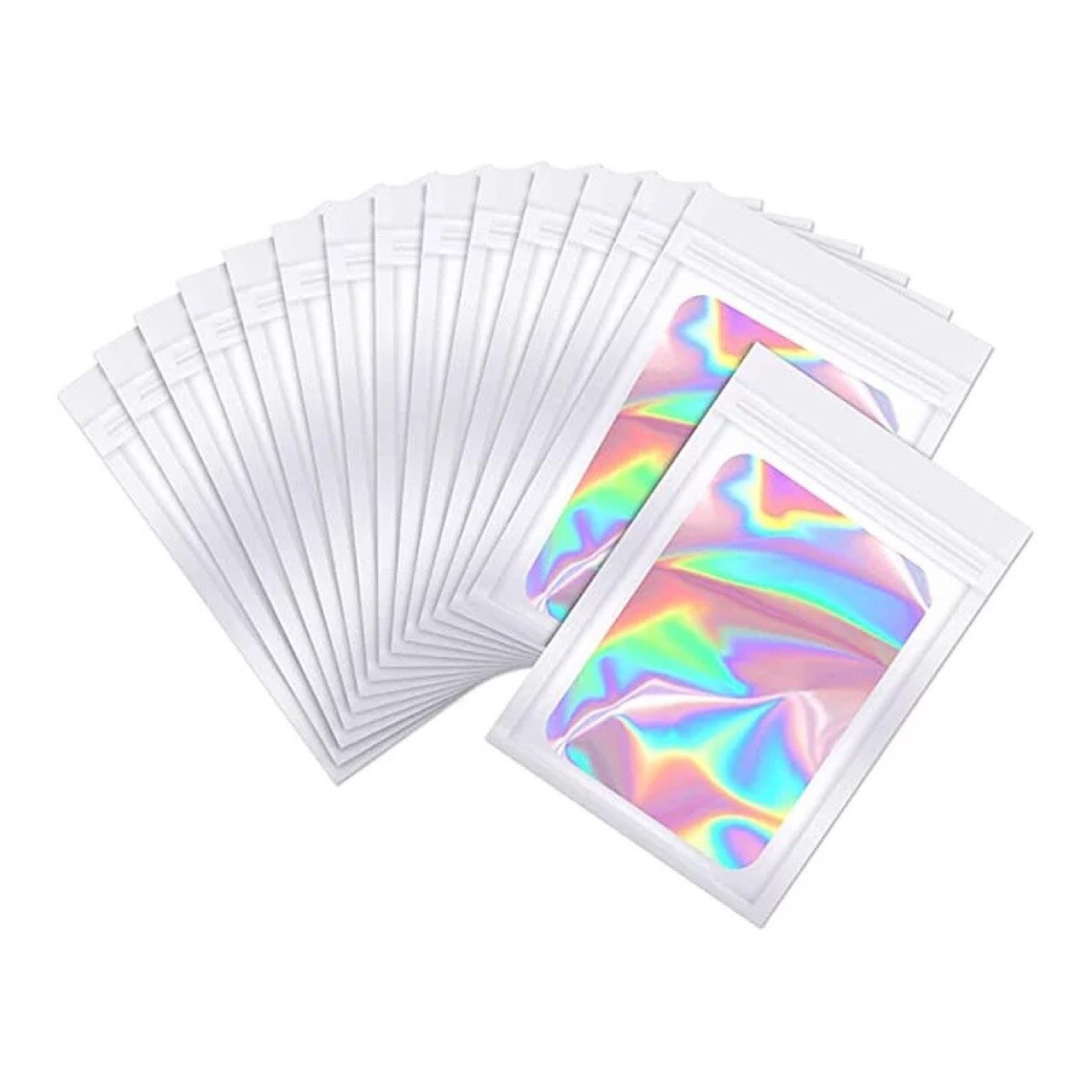 50Pcs Colorful Resealable Odor Proof Bags Holograp... – Vicedeal