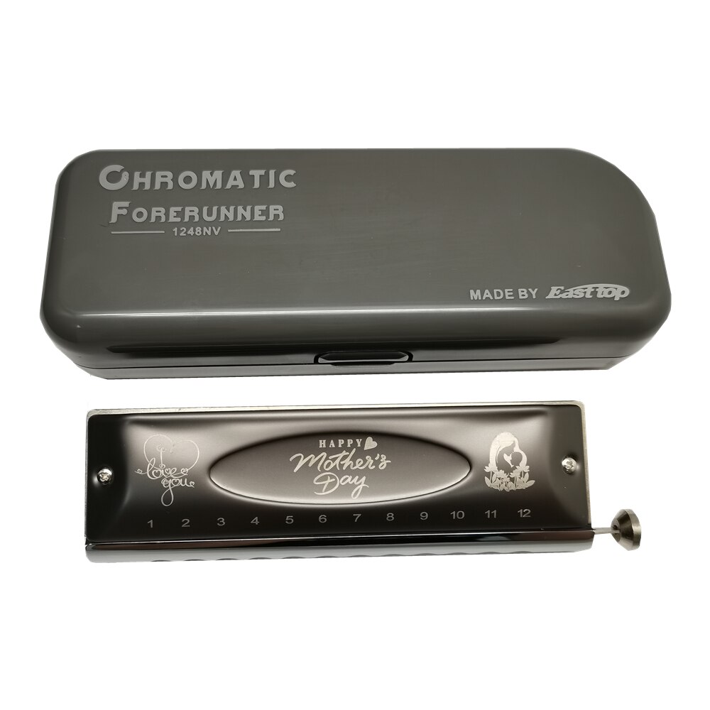 EASTTOP Harmonica Music Instruments Key of C 12 Ho... – Grandado