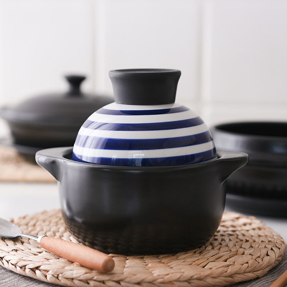 1Pc Ceramic Stew Pot Spicy Pot Cookware Rice Singl... – Grandado