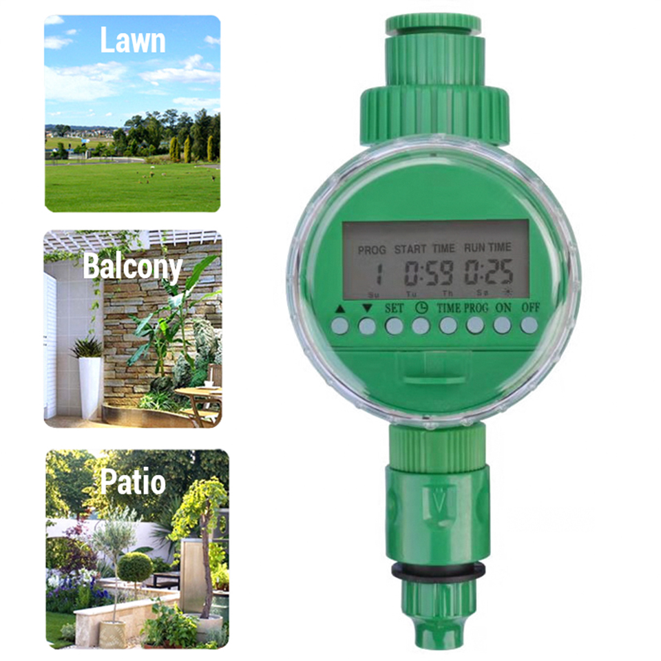 5 Types of Garden Water Timer Rain Sensor Solar LC... – Grandado
