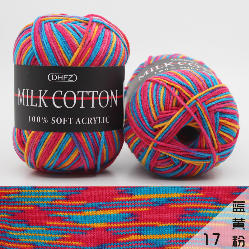 Mixed Colour 50g Knitting Yarn Knitting Tool Cotto... – Vicedeal