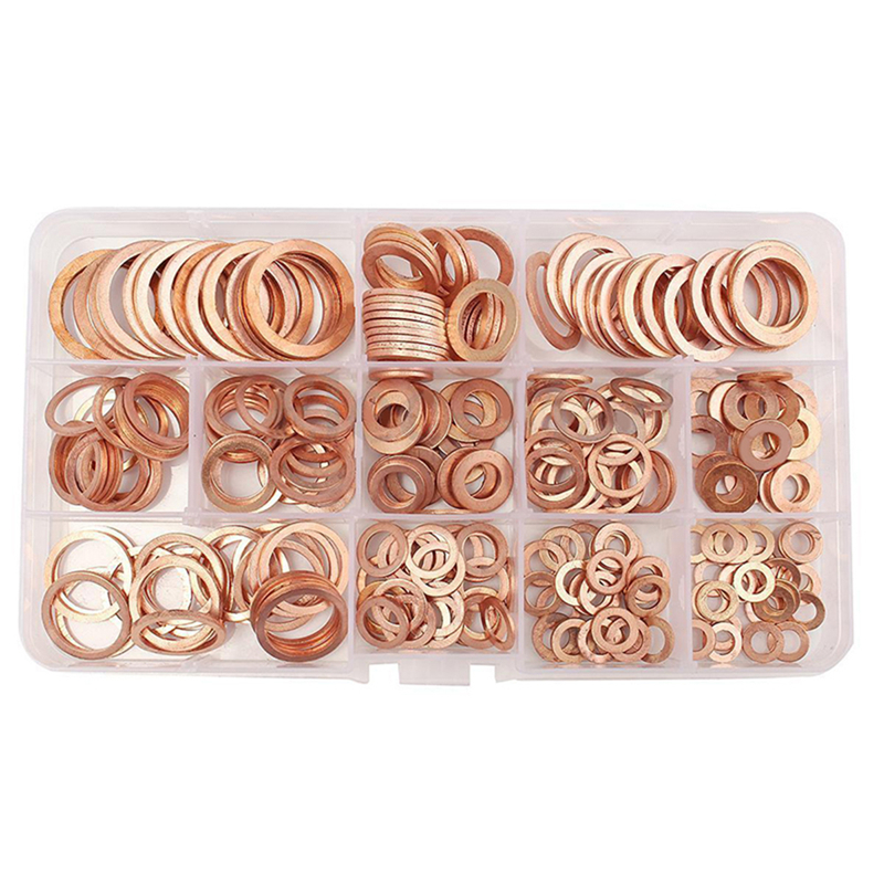 120pcs Solid Copper Washers Copper Gasket Washers ... – Grandado