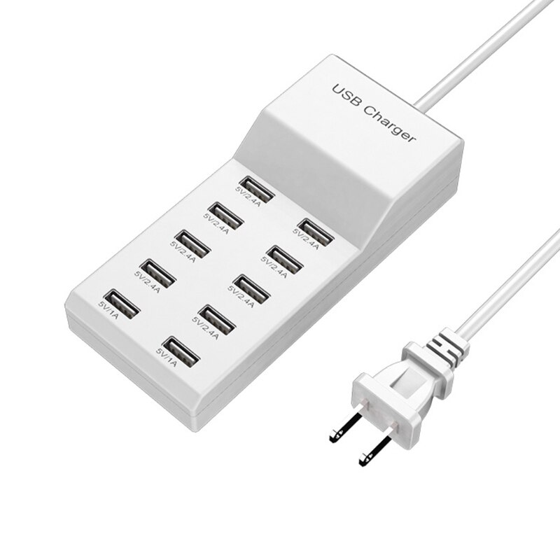 USB Ladestation, 10-Hafen USB Netzteil Ladegerät, ... – Grandado
