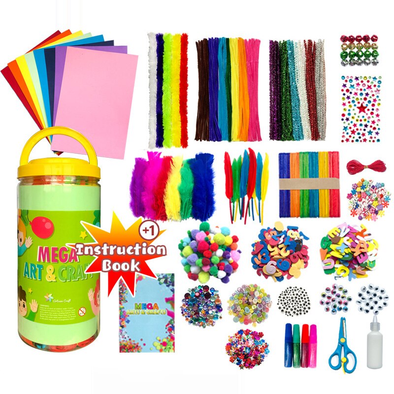 Mega Craft Tube Twisted Stick Set Kids Early Educa... – Grandado