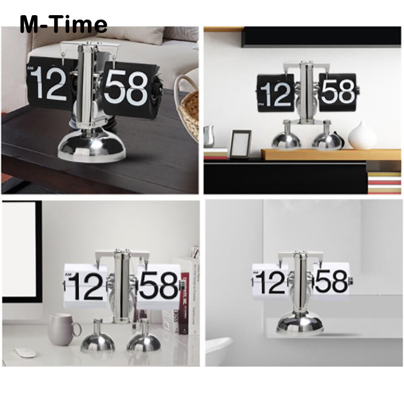 Digitale Tafel Klok Kleine Schaal Retro Flip Over ... – Grandado