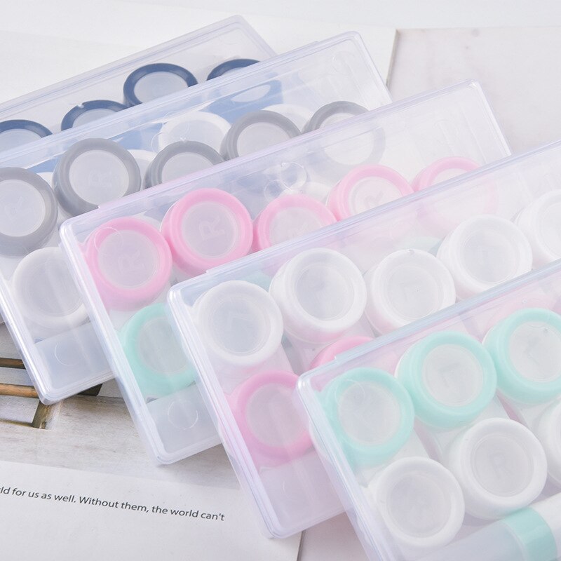 5 Pairs Contact Lens Case Eye Contact Lens Box Wom... – Grandado