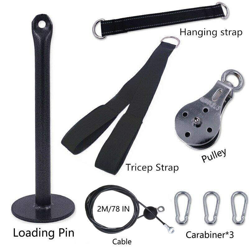 Fitness Pulley Cable System DIY Loading Pin Liftin... – Grandado