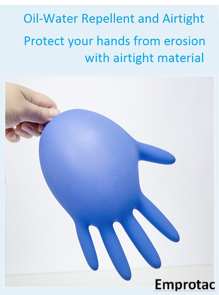Одноразовые нитриловые Disposable Nitrile Gloves L... – Grandado