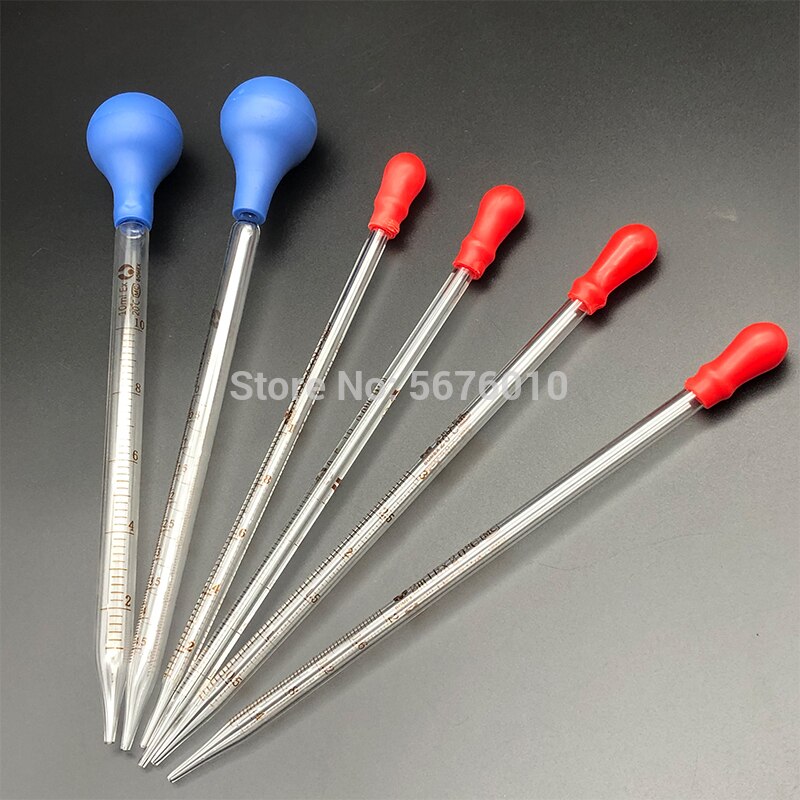 Glass Graduated Pipette Dropper Vol. 0.5ml/1ml/2ml... – Grandado