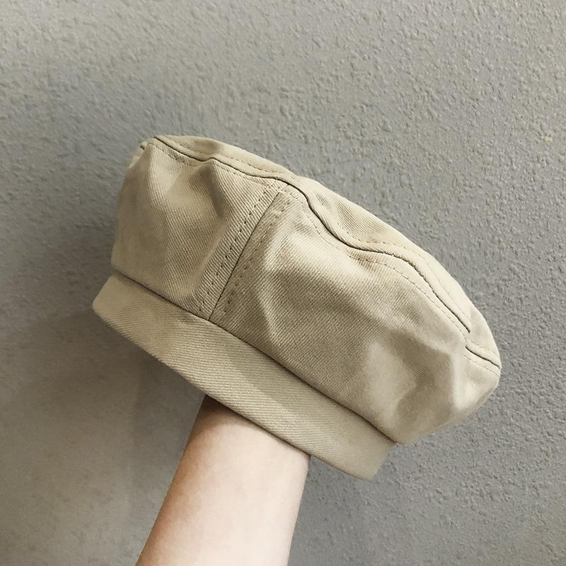 Beret Women's Autumn Thin Breathable Black Ins Oct... – Grandado