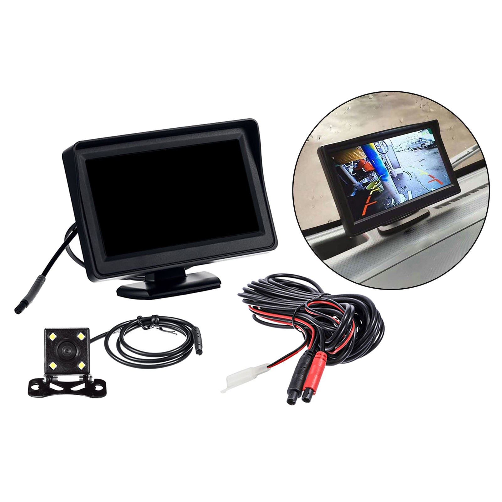 Car 4 LED Reverse Camera with 5" Monitor Kit ... – Grandado