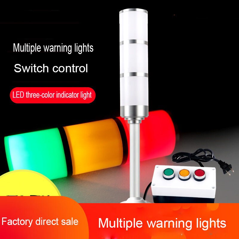 Aluminum LED Three-Color Indicator Light Machine T... – Vicedeal