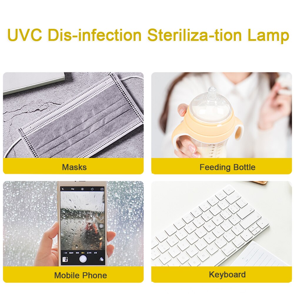 Uv Sterilizer Mini Uvc Lamp Portable Uvc Led Usb P Grandado