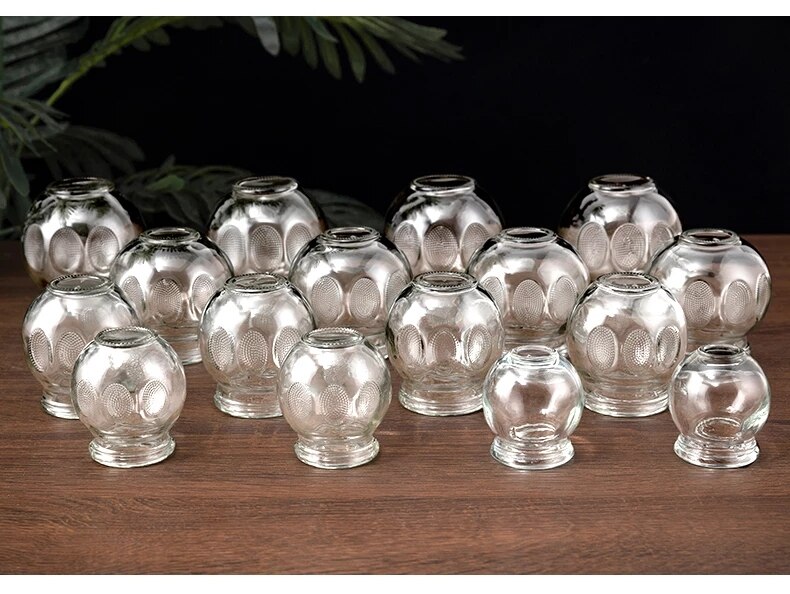 6 Pcs 6 sizes Massage Suction Cups Glass Cupping T... – Grandado
