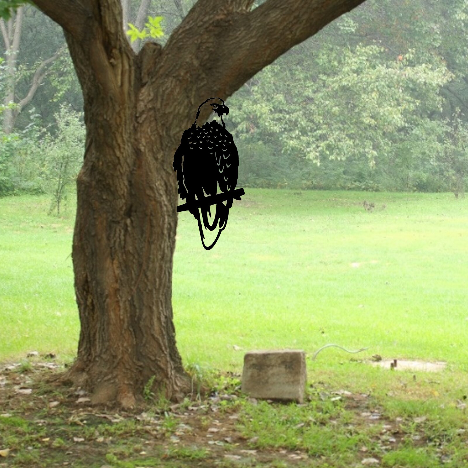 Steel Hawks Decoration Metal Art Garden Decoration... – Grandado