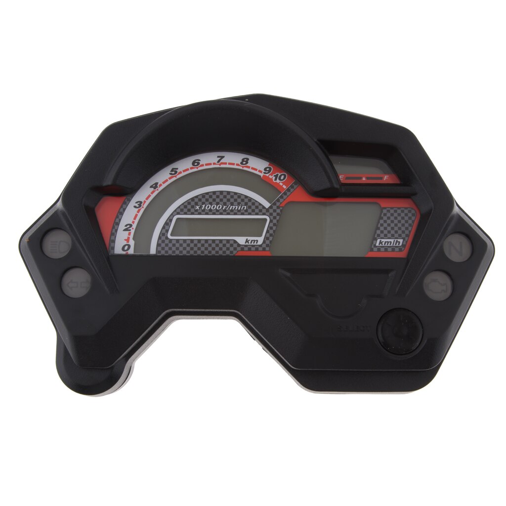 Digital LCD Motorcycle Speedometer Tachometer Gaug... – Grandado
