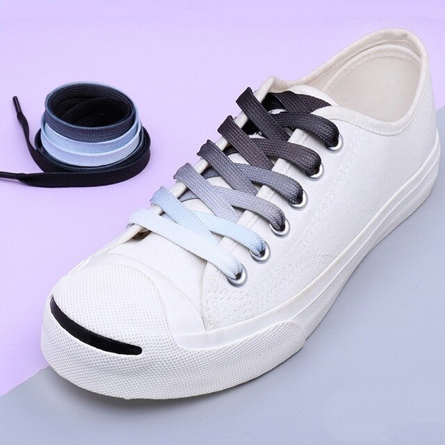 95cm Flat Color Gradient Changing Colors Shoe Lace... – Vicedeal