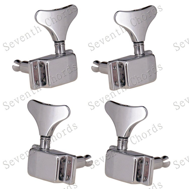 A Set 4 Pcs Chrome Fish tail Buttons Semiclosed El... – Vicedeal