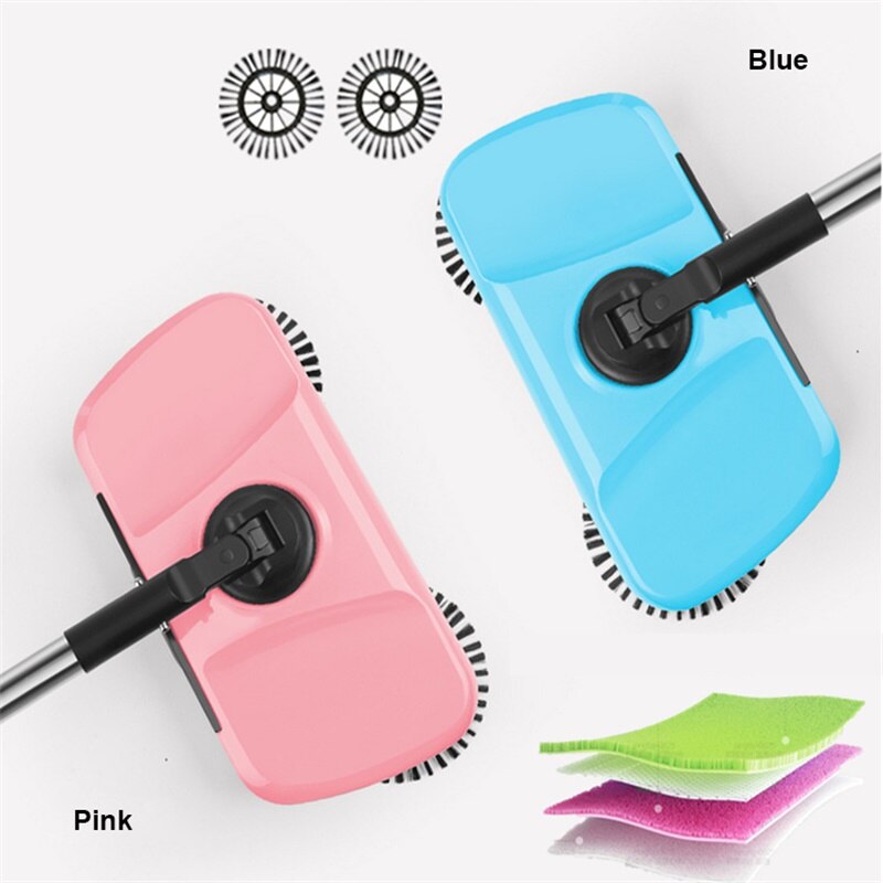 Hand Push Sweepers Stainless Steel Automatic Broom... – Vicedeal