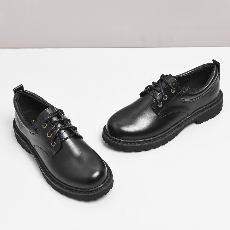 Zapatos vintage de punta redonda oxford para mujer... – Vicedeal