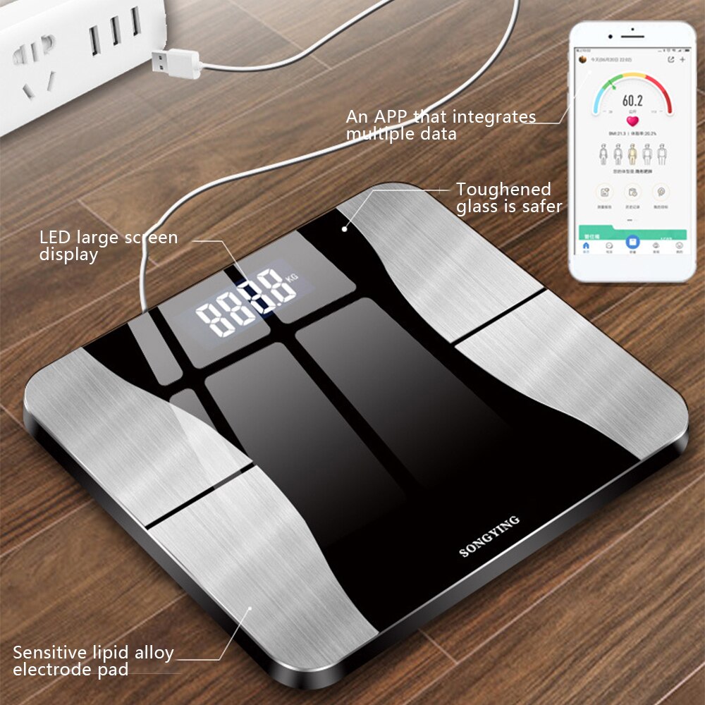 Smart Body Fat Scale USB Charging Household Weighi... – Vicedeal
