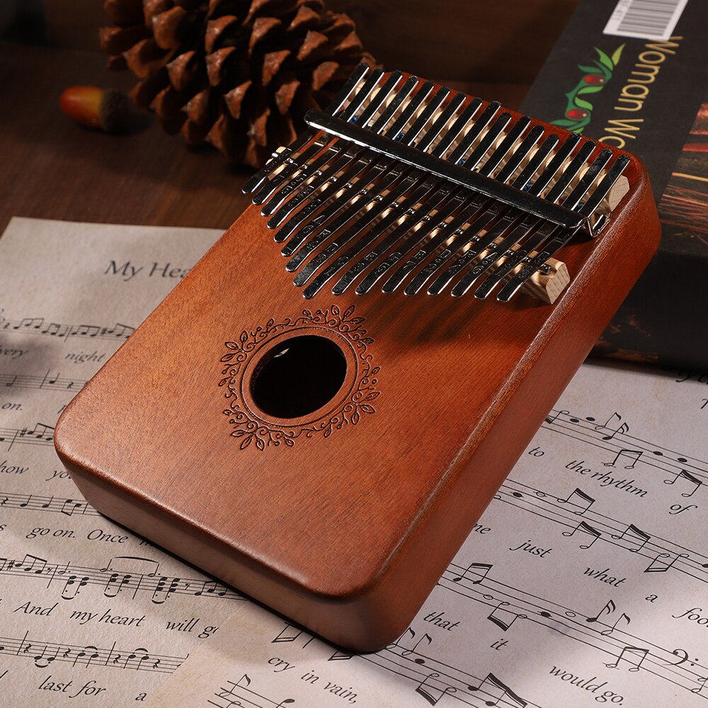 Kalimba Mbira 17 Keys Body Thumb Piano Wood Mahoga... – Vicedeal