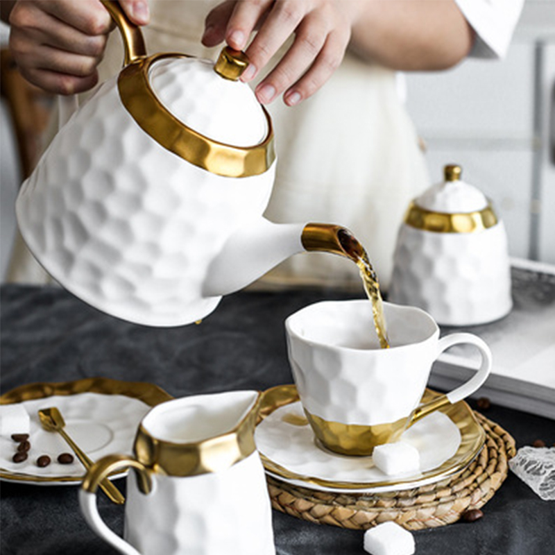 LIZAOTAO Ceramic Coffee Cup Set Simple British Aft... – Grandado