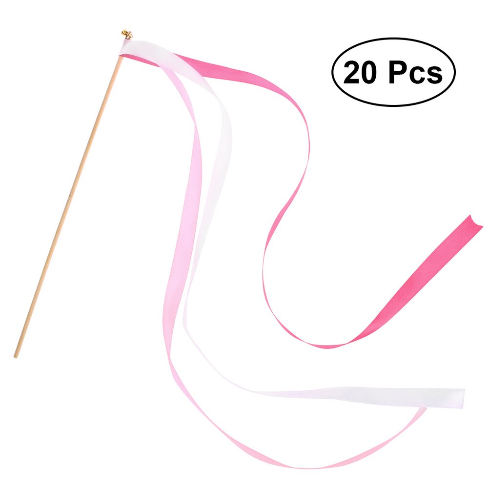 20Pcs Ribbon Sticks Fairy Sticks Ribbon Streamers ... – Grandado