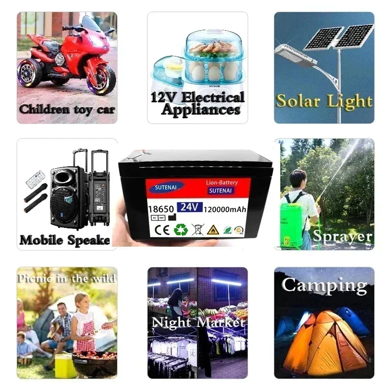 24v 120a litiumioniakkua, 18650 akkua, sähköauton ... – Vicedeal