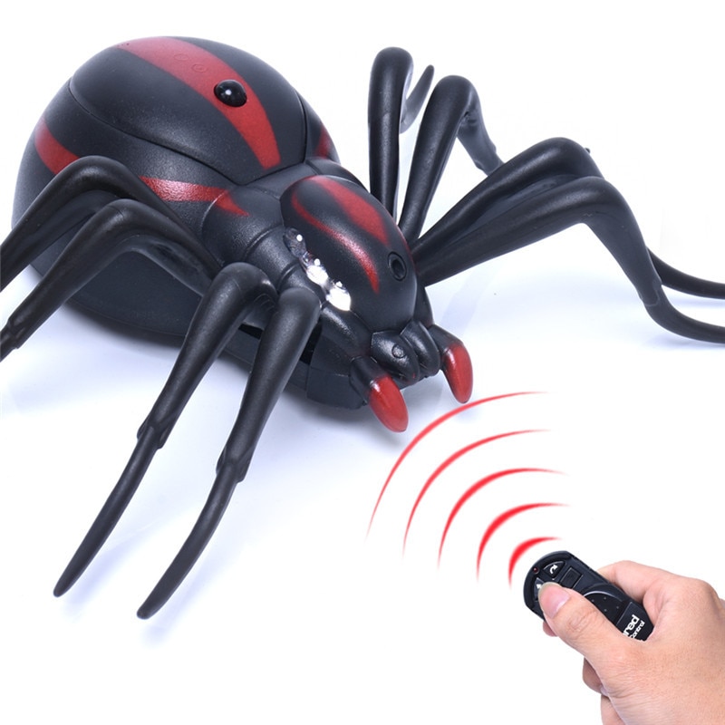 Infrared RC Remote Control Black Widow Spider Simu... – Grandado