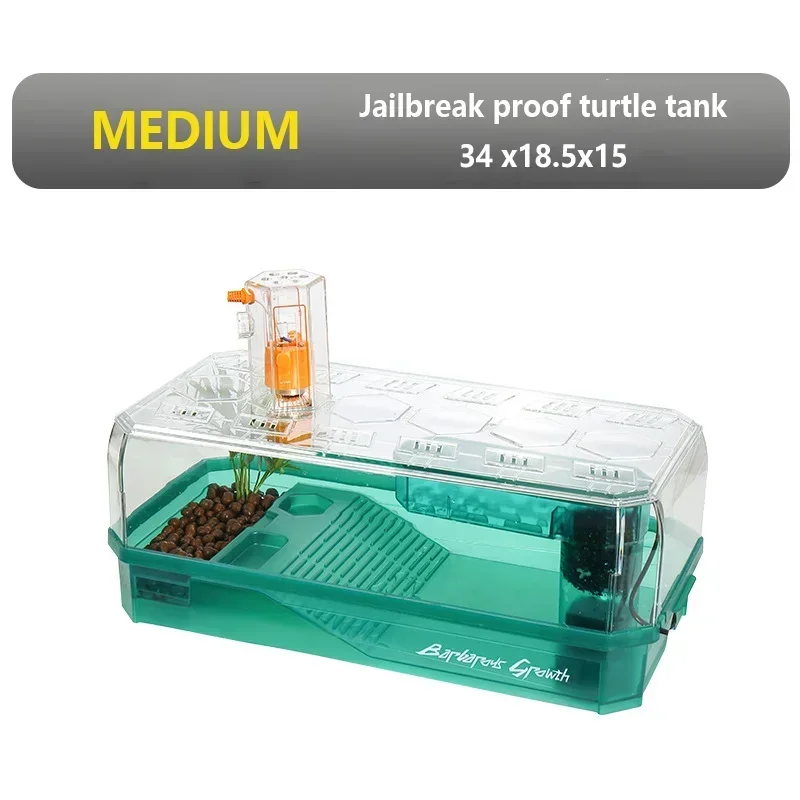 Transparency Turtle Tank House with Areas To Breed... – Grandado