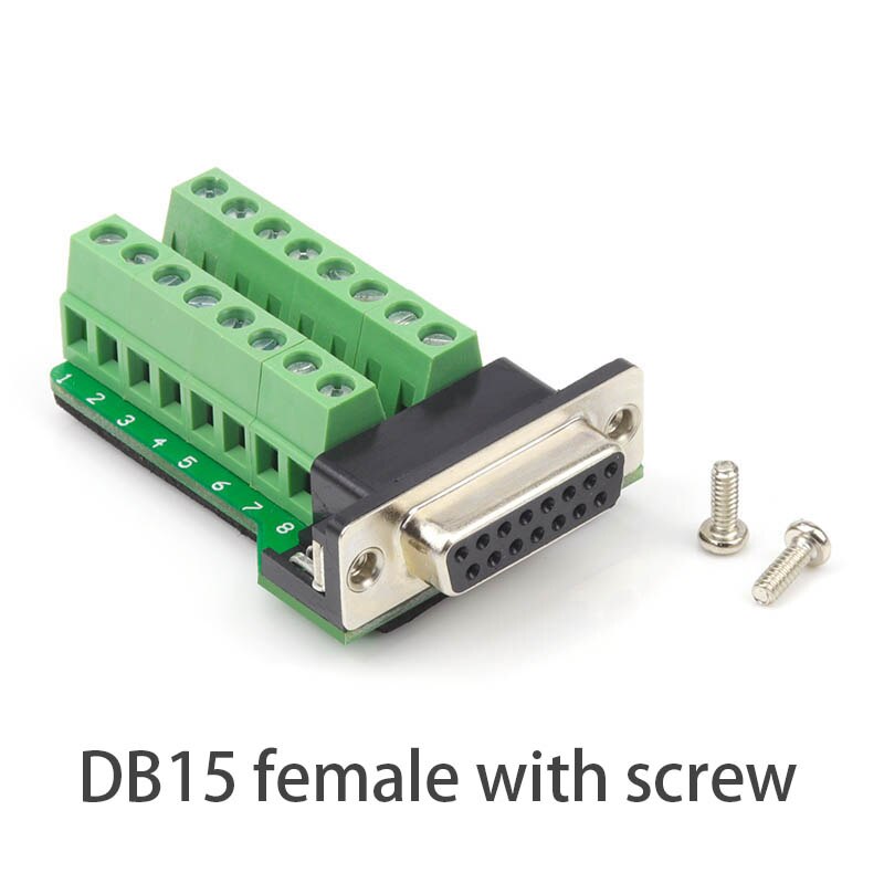 DB15 Connectors D-SUB15 Mannelijke 2 Rij 15 Pin Pl... – Grandado