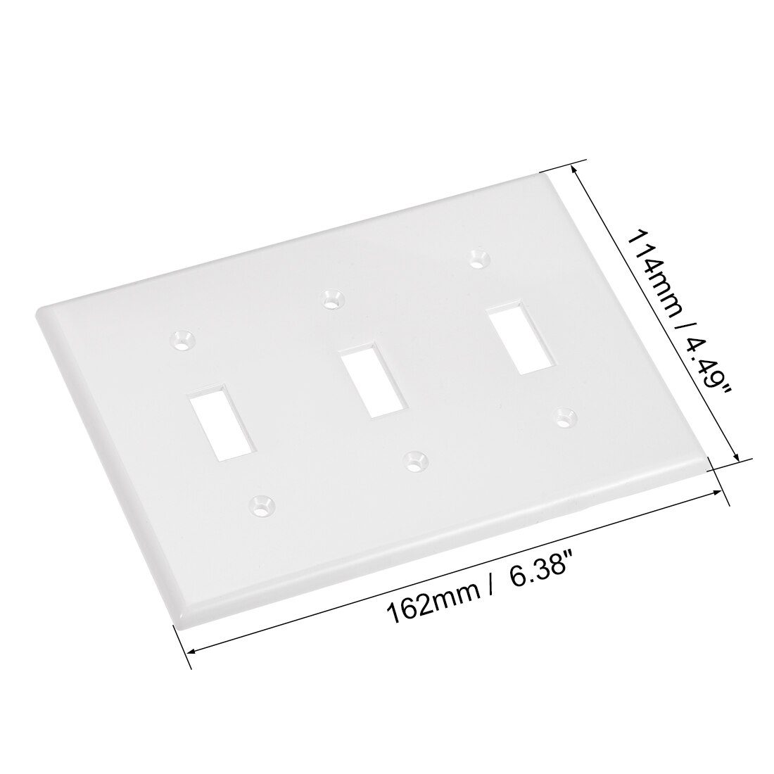 uxcell 3 Gang Classic Toggle Decorative Wall Plate... – Vicedeal