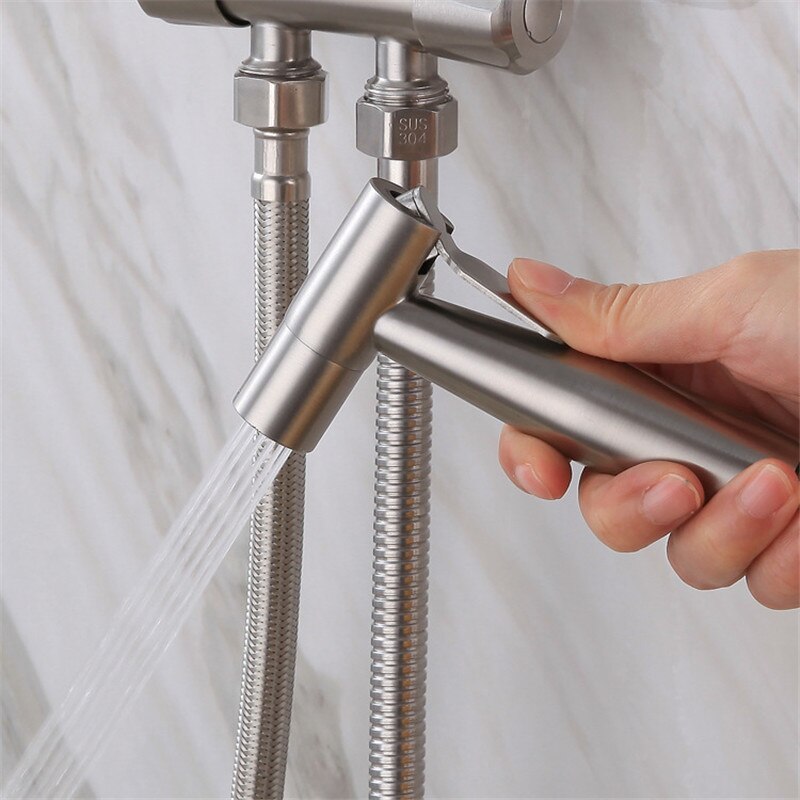 Handheld Toilet Bidet Sprayer Set Kit Stainless St... – Grandado