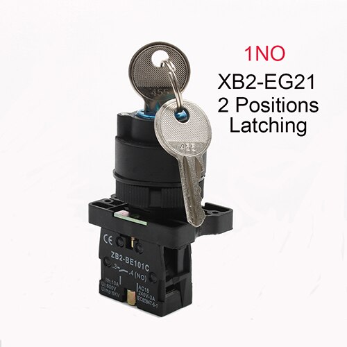 XB2-EG21XB2-EG33 2/3 positions key-operated 1NO/2N... – Grandado