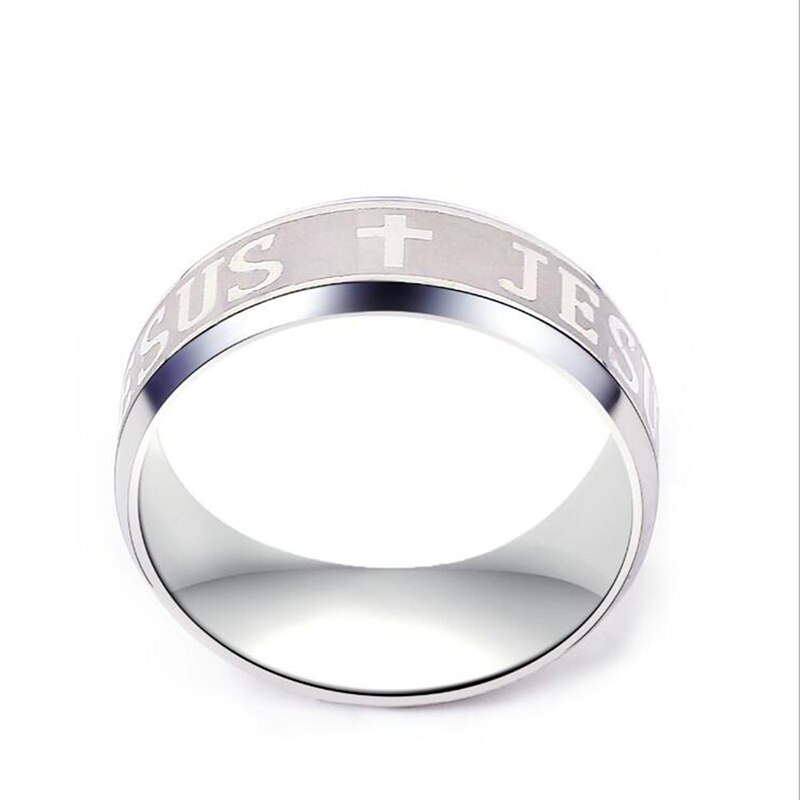 12 PCS/Lot Mix Sizes Jesus Gold Color Ring Men Wed... – Grandado
