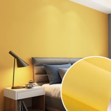 Bright Yellow DIY Decorative Film PVC Self Adhesiv... – Grandado