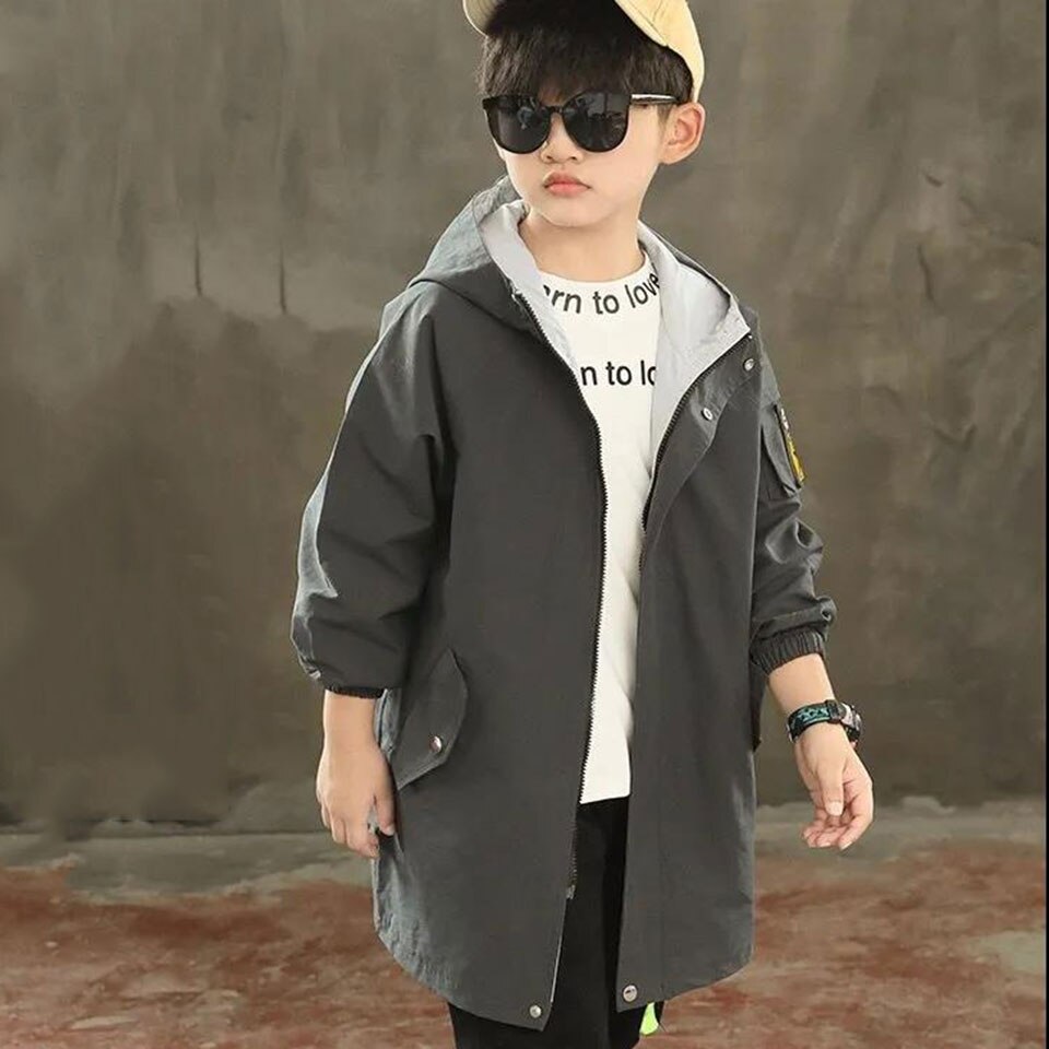 Spring Autumn Warm Loose Boys Jacket Coat For Age ... – Vicedeal