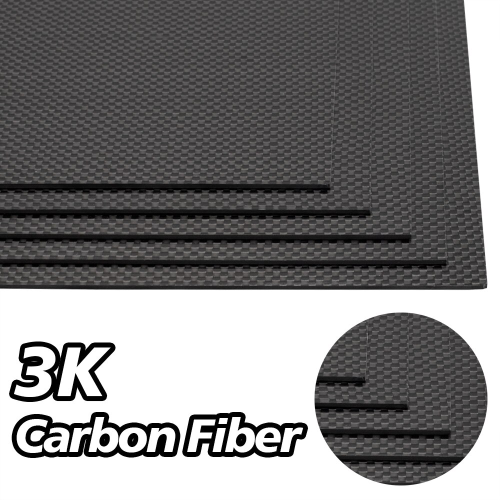 3k Carbon Fiber Panel Sheet 300x200x(0.5mm/1.0mm/2... – Grandado