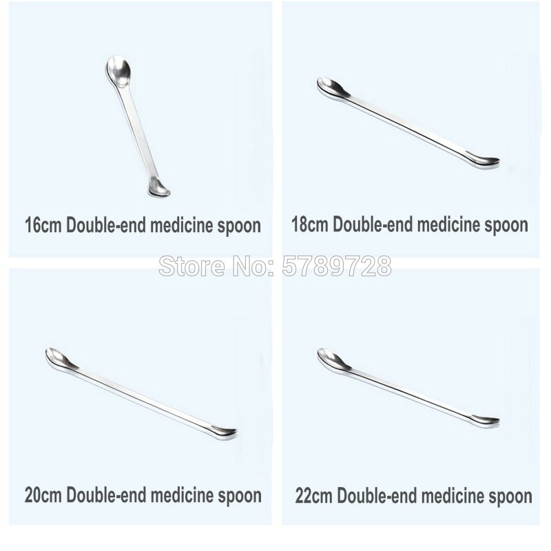 1set Double-end Stainless steel medicine spoon,Lab... – Grandado