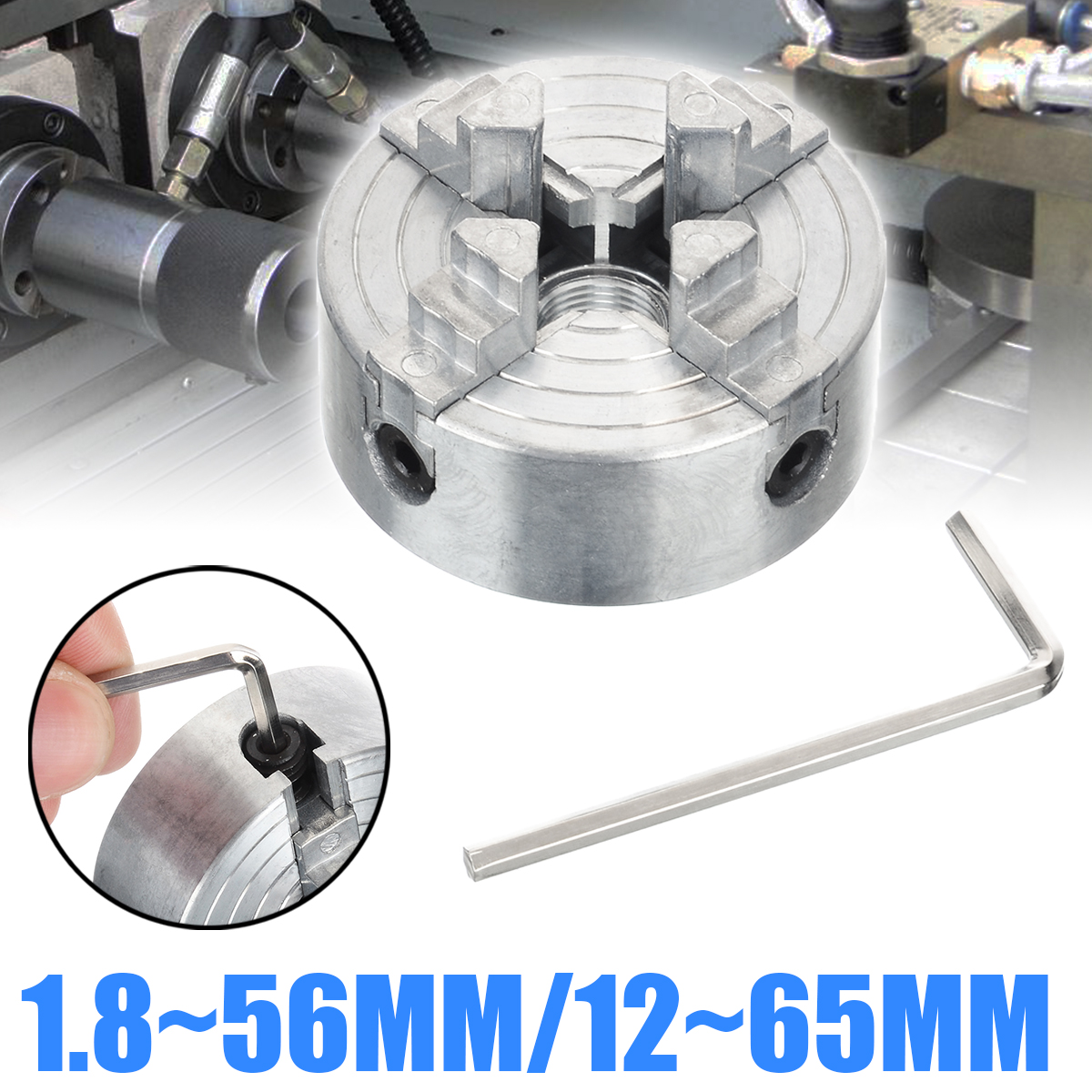 1Pcs Z011A Mini Collet Metal 4-Jaw Lathe Chuck Cla... – Vicedeal