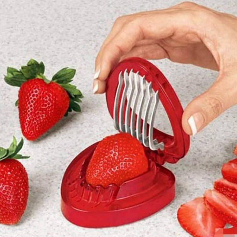 1pcs/set kitchen Fruit gadget strawberry slicer st... – Grandado