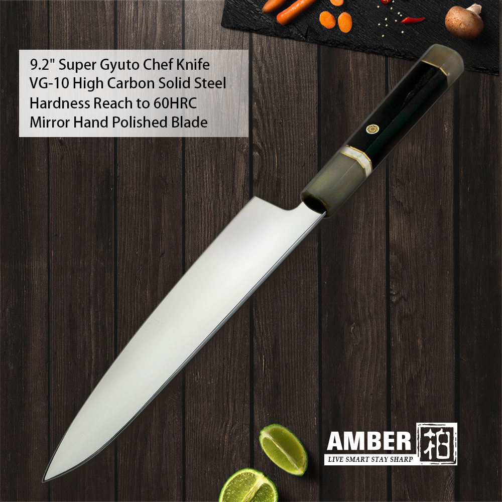 Bernstein 9,2 ''Chef Messer VG10 High Carbon Stahl... – Grandado