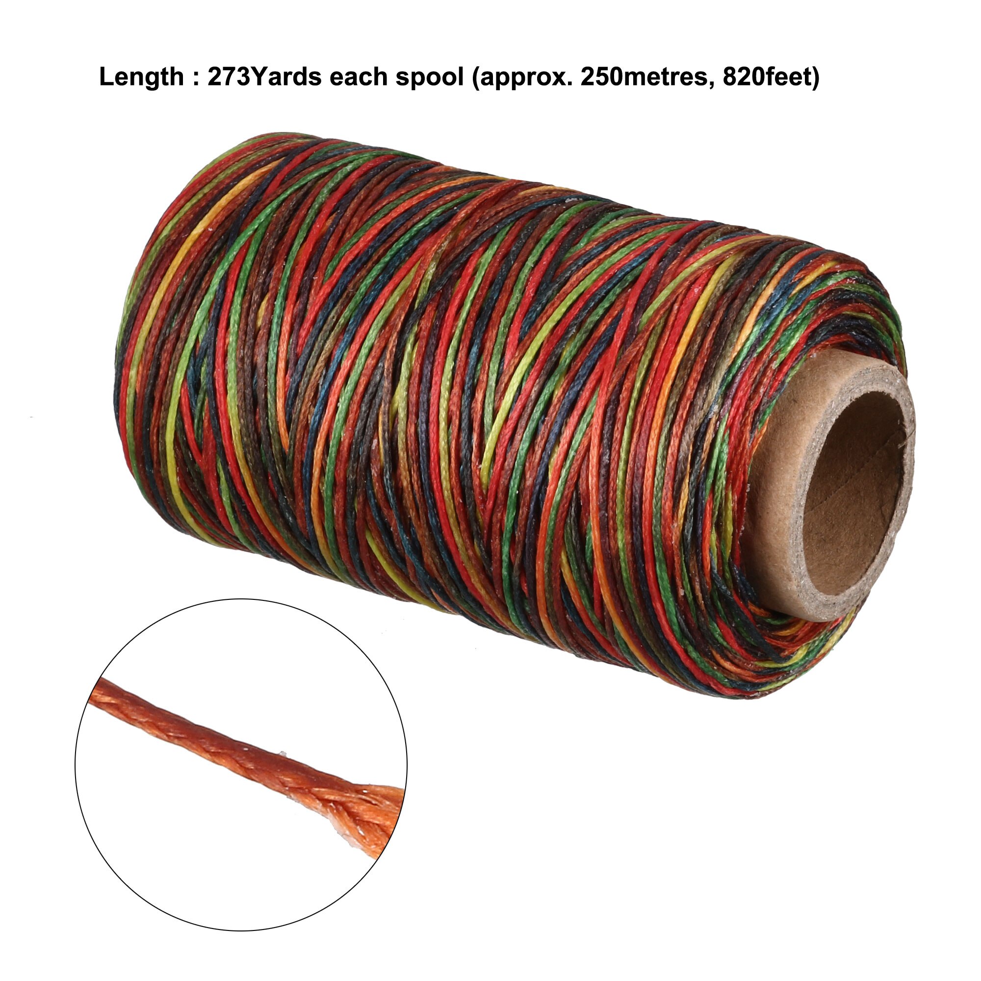 uxcell 2pcs Leather Sewing Thread 273Yards 150D/1m... – Grandado