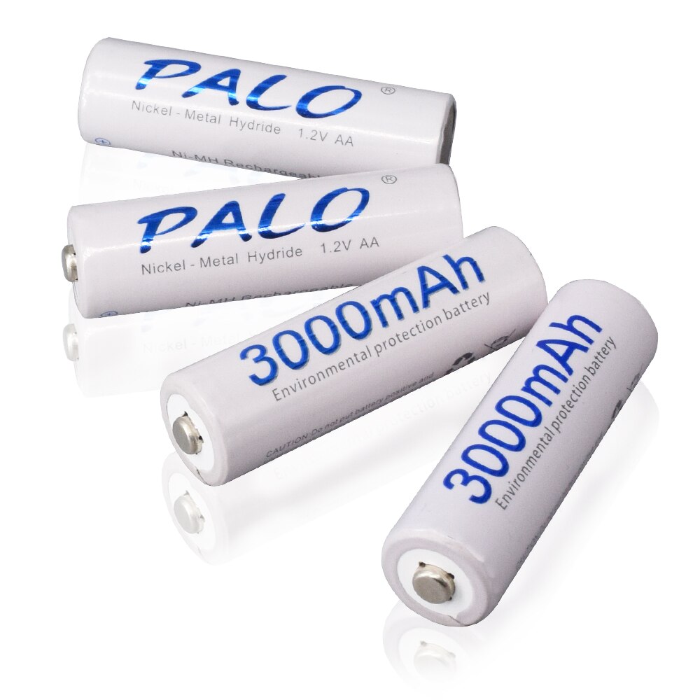 PALO 4/8/12/16pcs AA Battery Ni-MH 3000mAh 1.2V AA... – Grandado