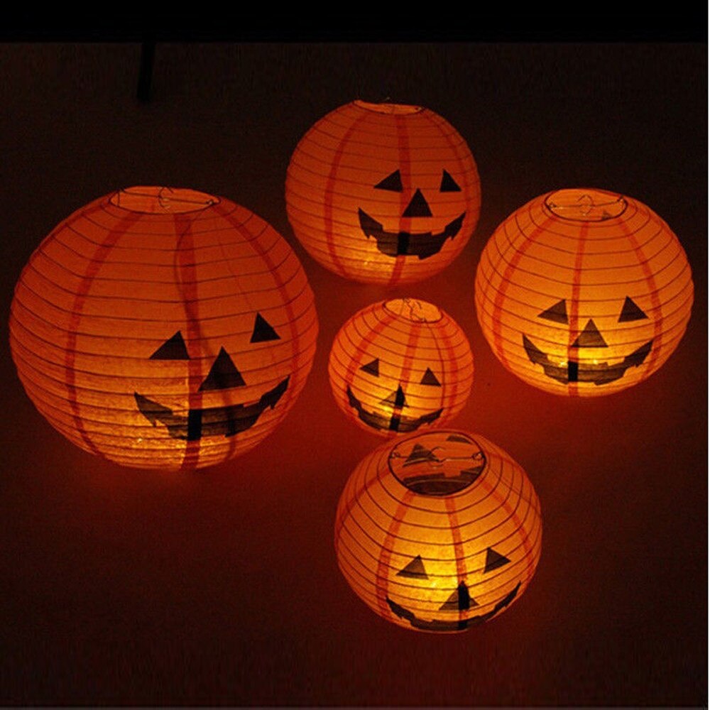 Festival Lantern Halloween Paper Pumpkin Hanging L... – Grandado