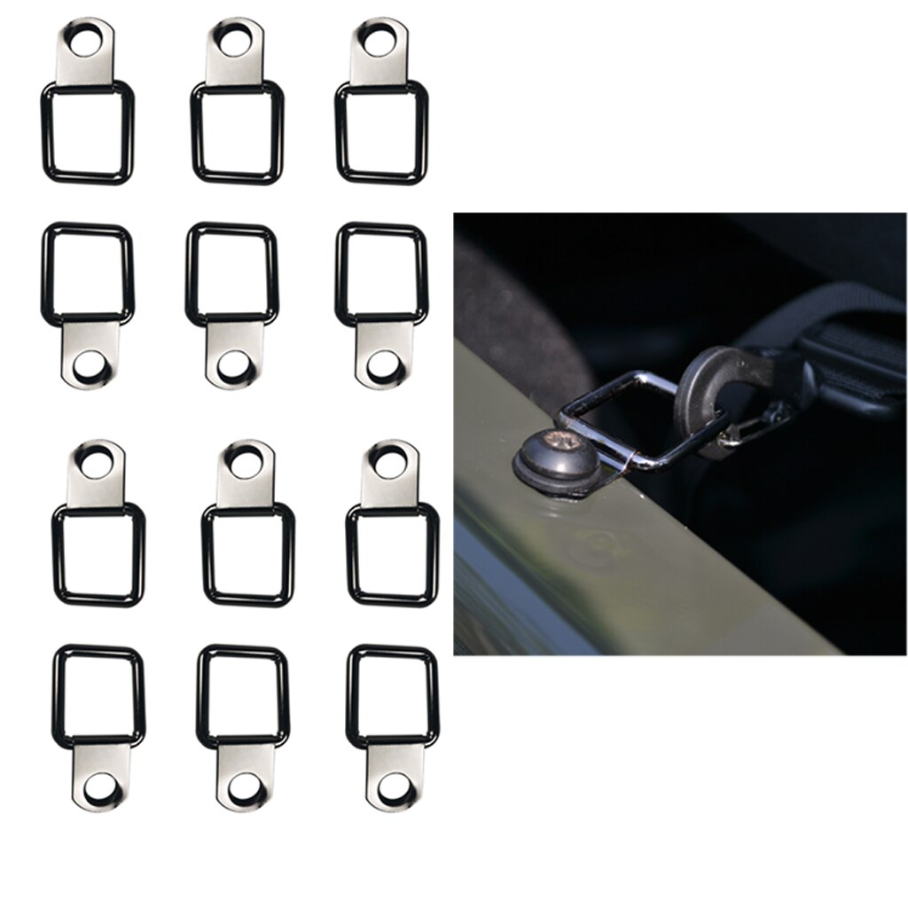 12 X D-Ring Flatbed Truck Mooring Trailer Cargo An... – Grandado